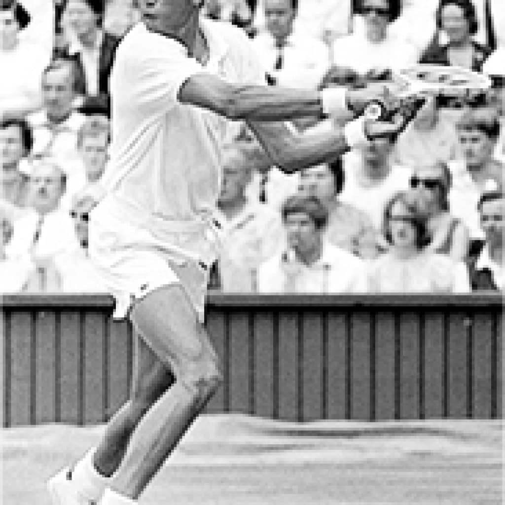 Richard Gonzalez and Rod Laver - TennisPlayer
